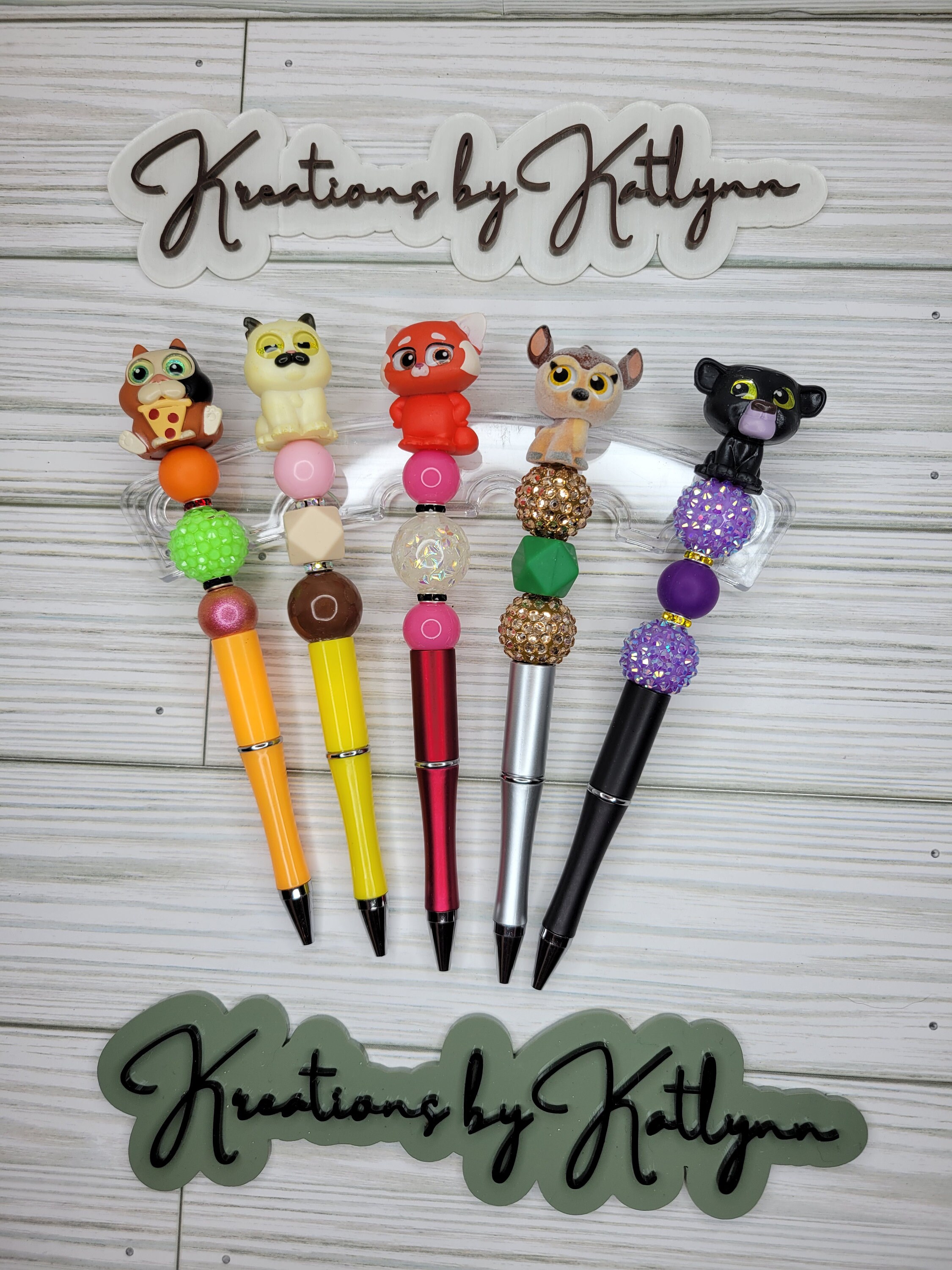 Toy Topper Pens different Characters in Photos - Etsy