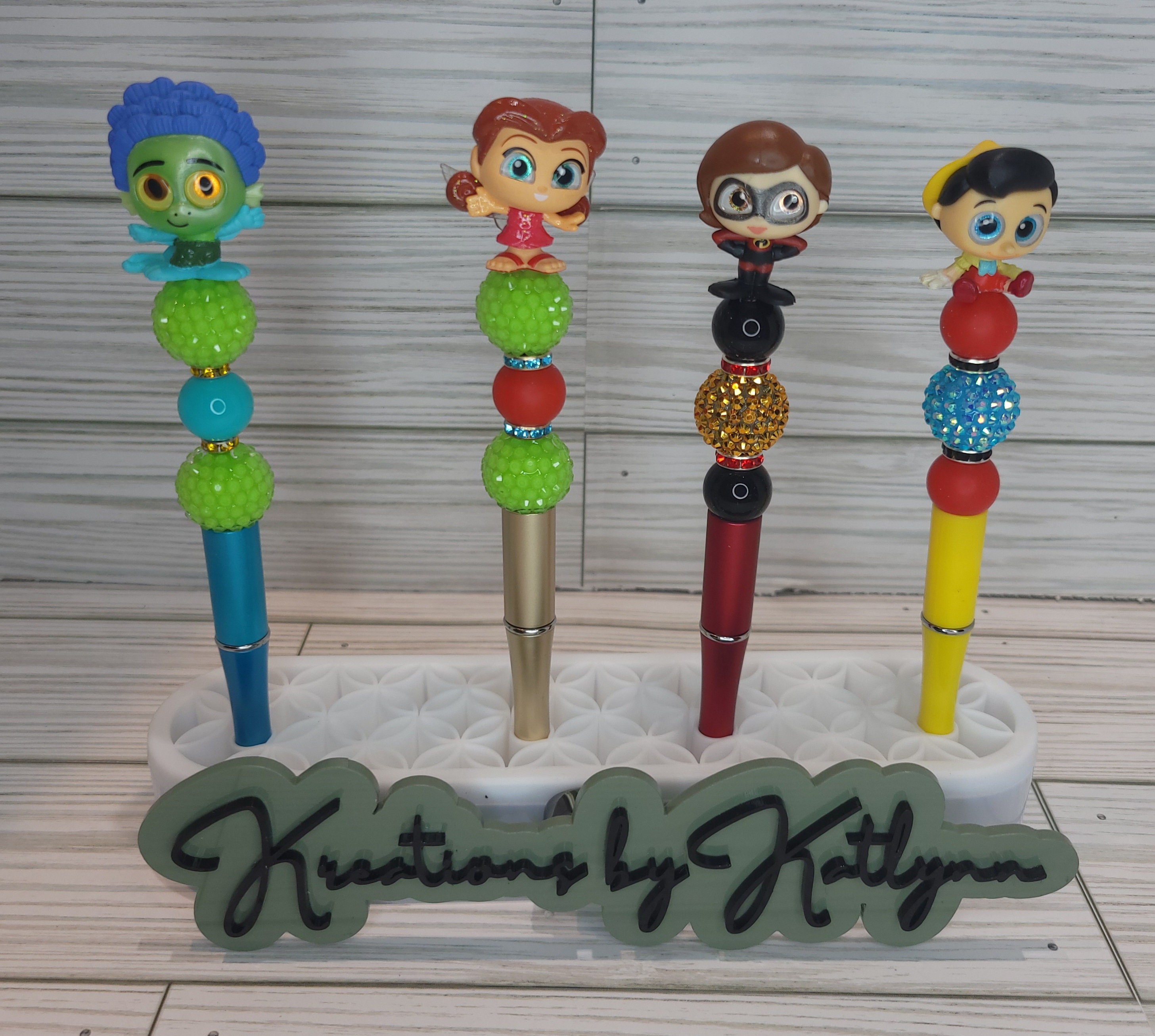 Toy Topper Pens different Characters in Photos - Etsy