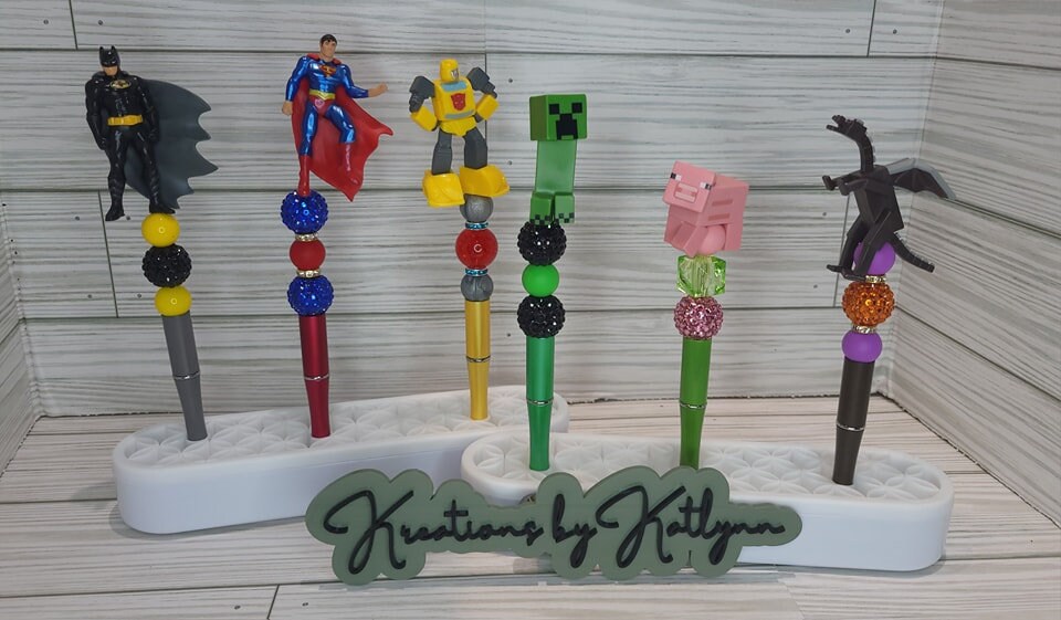 Toy Topper Pens different Characters in Photos - Etsy