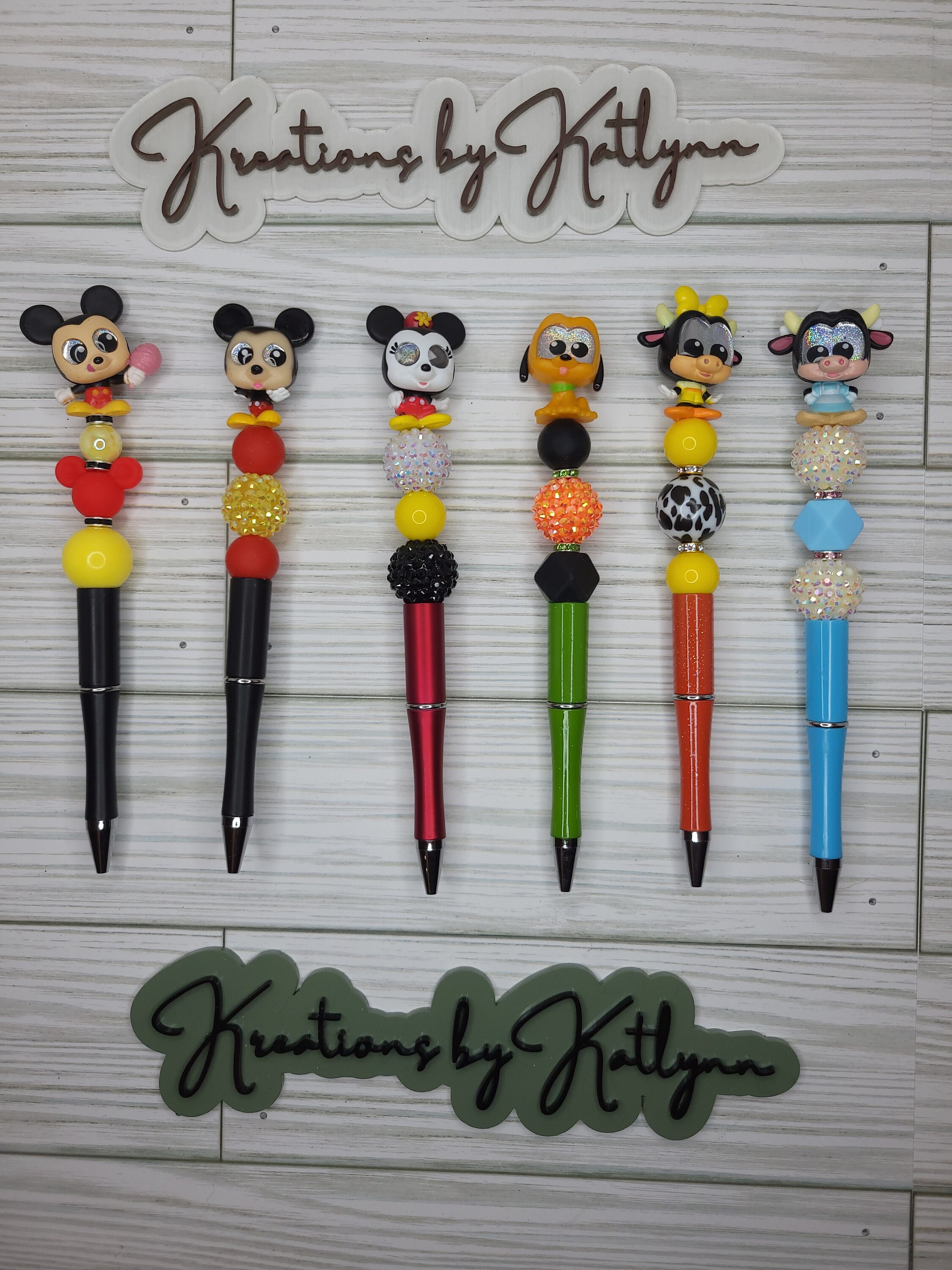 Toy Topper Pens different Characters in Photos - Etsy