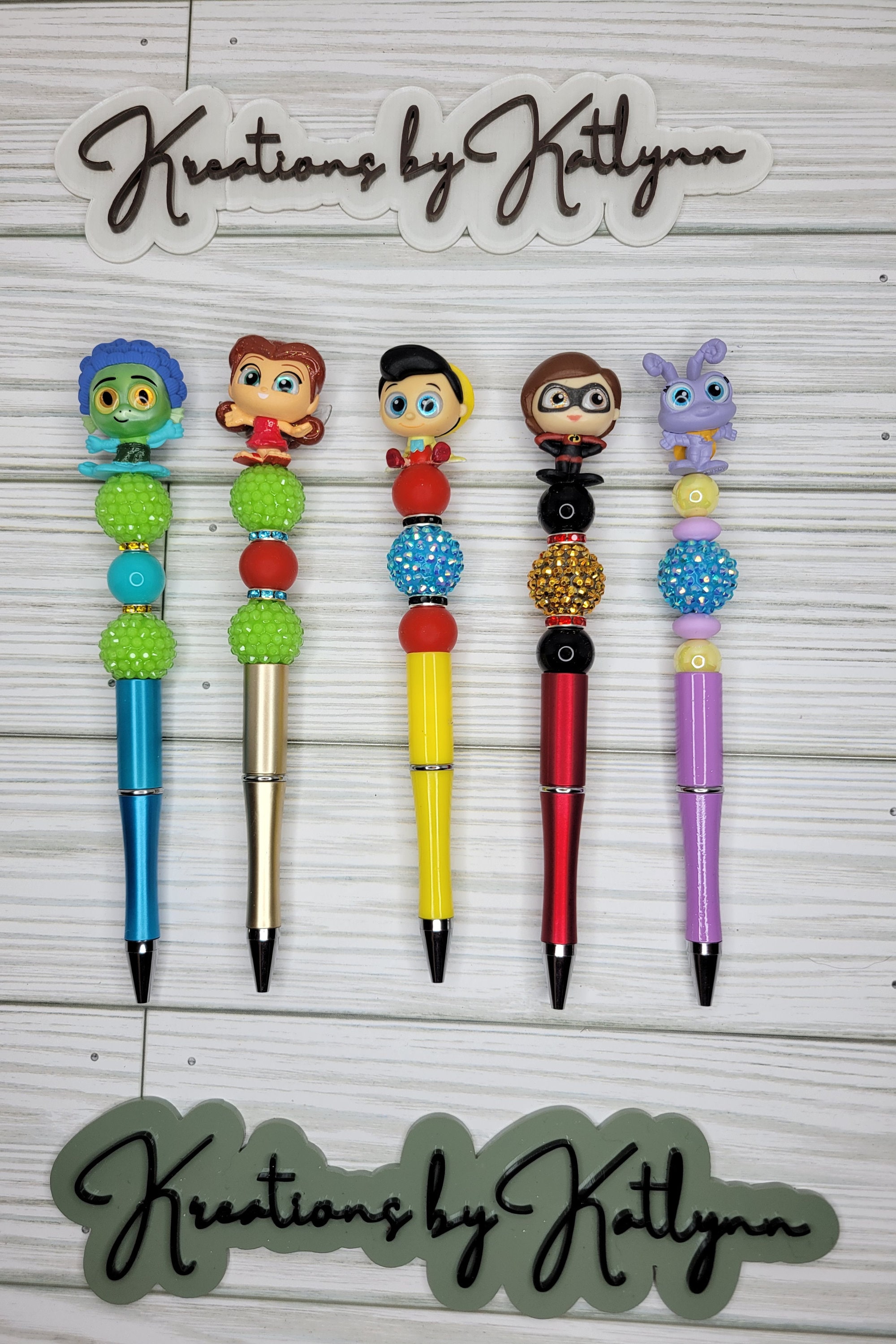 Toy Topper Pens different Characters in Photos - Etsy