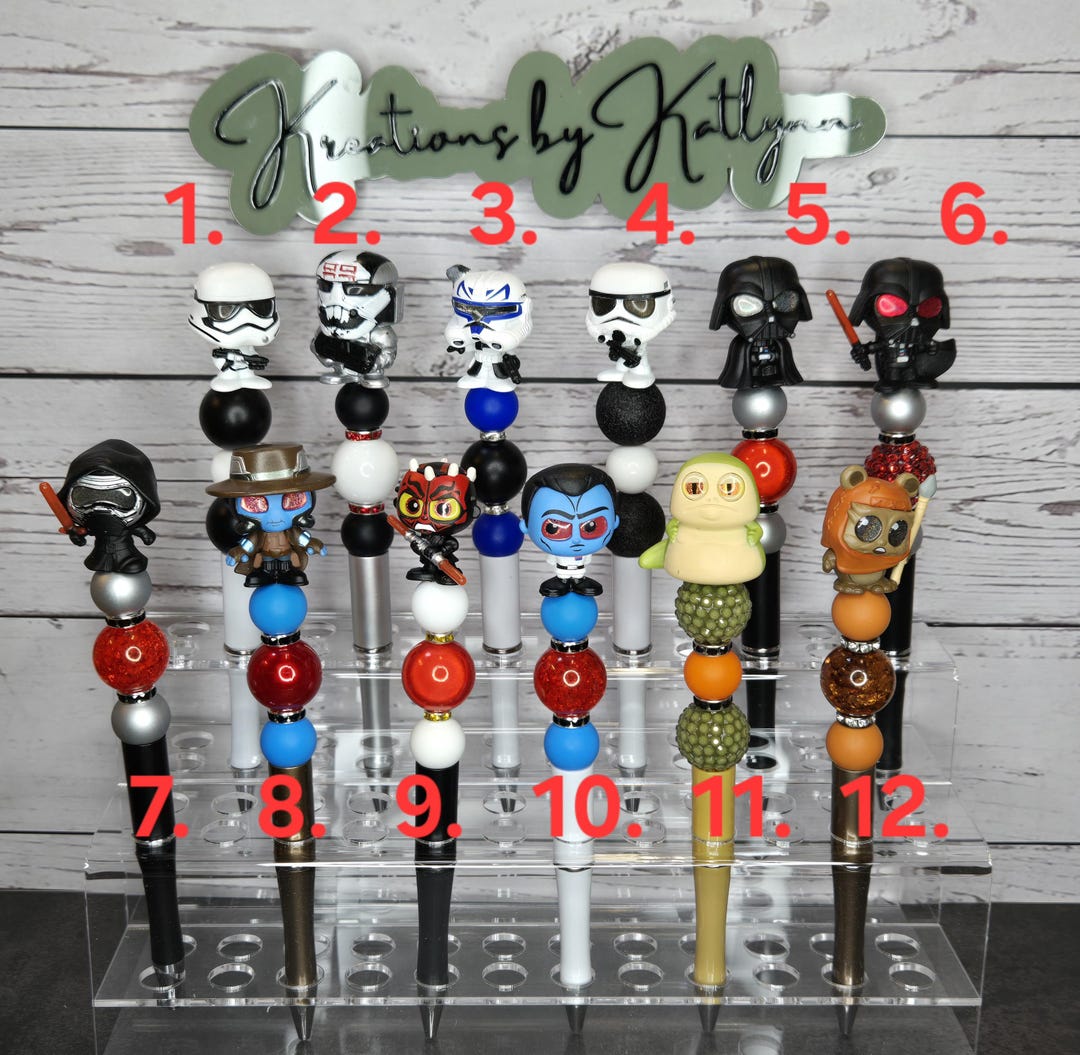 Toy Topper Pens (different Characters in Photos) - Etsy