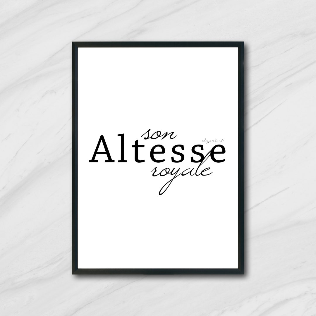 Highness Brand Poster to Print Poster Original Creation - Etsy