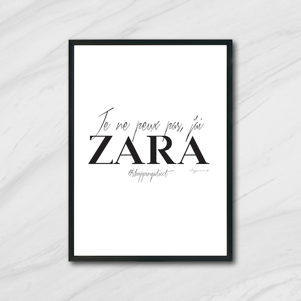 Zara Shop Paintings - Etsy