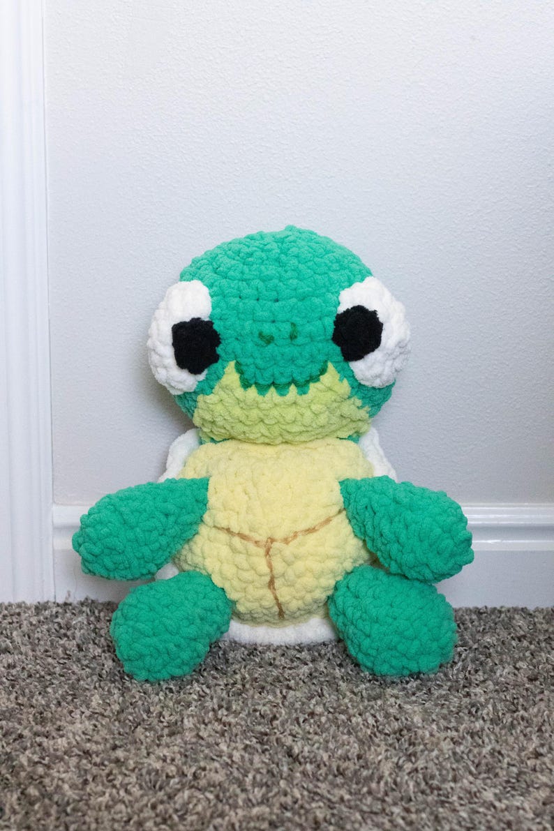 Blue Dog Turtle Plush Crochet Pattern PDF Bluey-inspired - Etsy