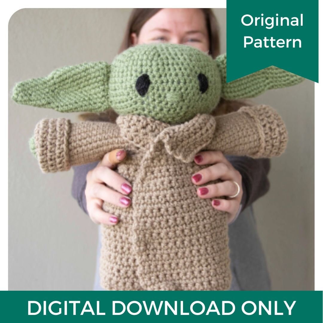 Life-sized Crochet THE CHILD Pattern - Digital Download - Etsy
