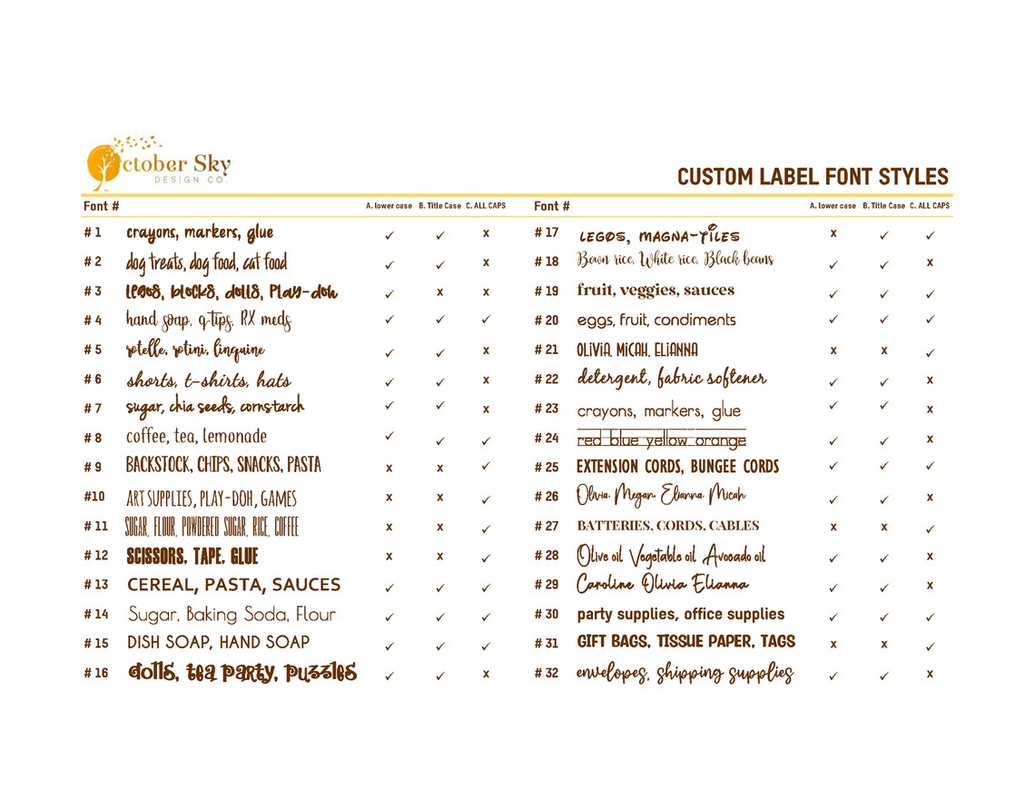 Bin Clip Label Pantry Labels Basket Label Custom Labels - Etsy