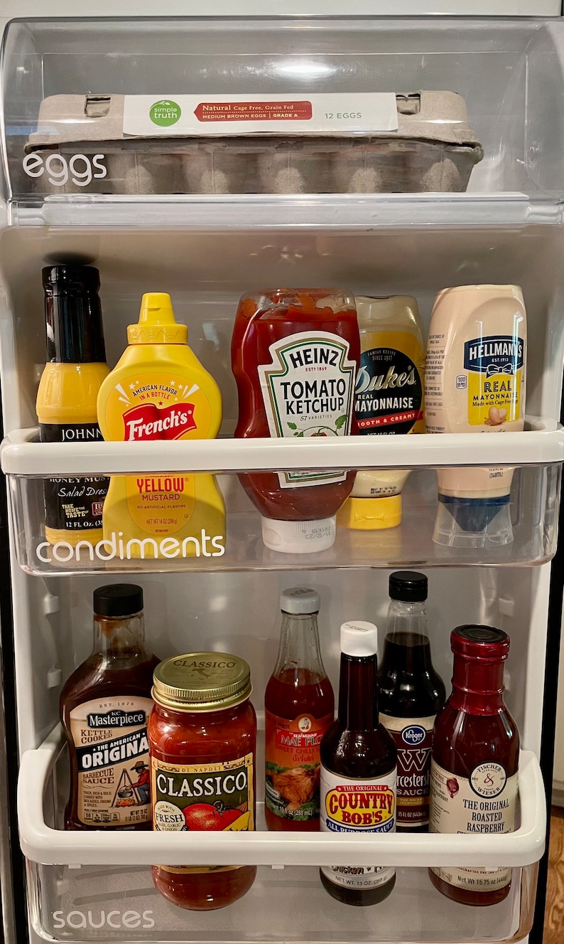 Refrigerator Labels, Pantry Labels, Home Edit Labels, Custom Labels ...