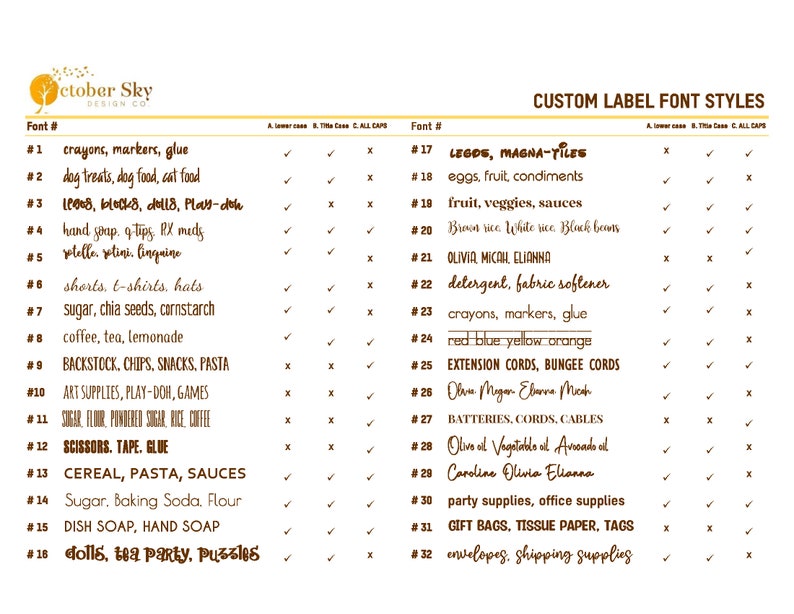 Canister Labels Pantry Labels Kitchen Labels Custom Labels - Etsy