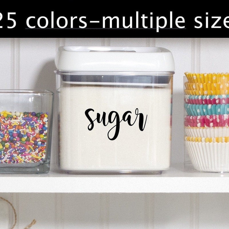 Kitchen Canister Labels - Etsy