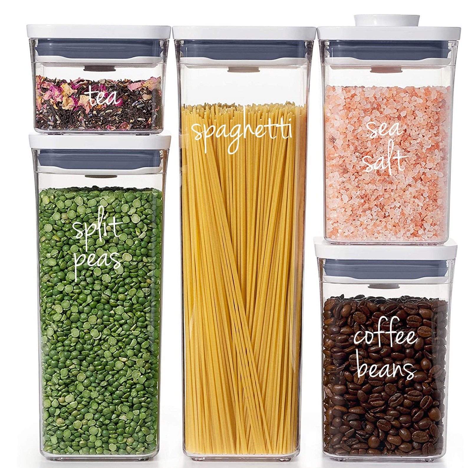 Canister Labels Pantry Labels Home Edit Custom Labels - Etsy