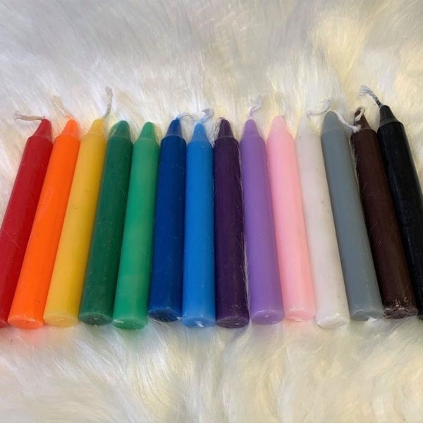 Rainbow Chime Candle - Etsy