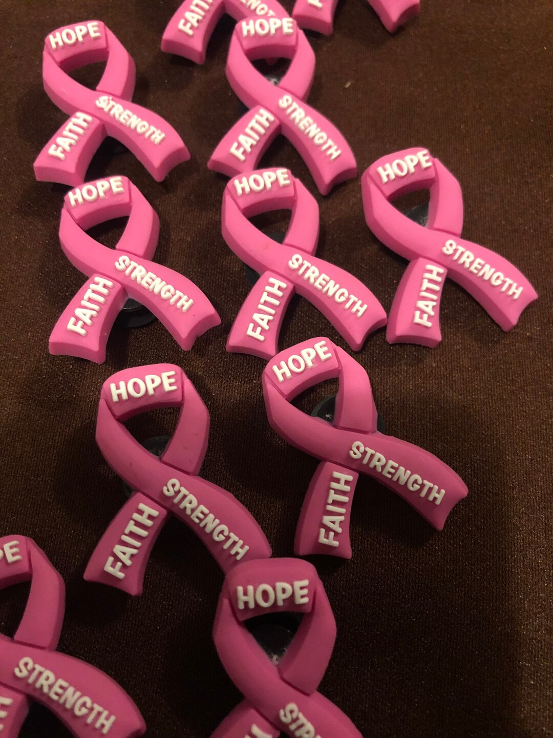 Hope Ribbon. Croc Charms. Croc Jibbitz. - Etsy