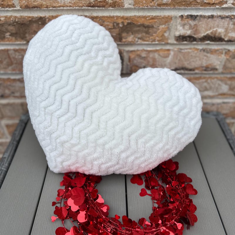 Heart Cushion With Pocket - Etsy