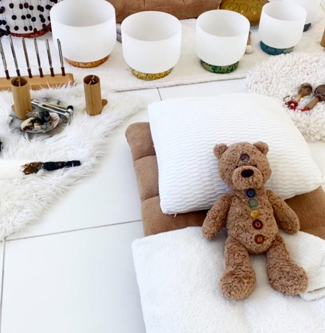 Chakra Bear - Healing Plush Reiki Bear - Etsy