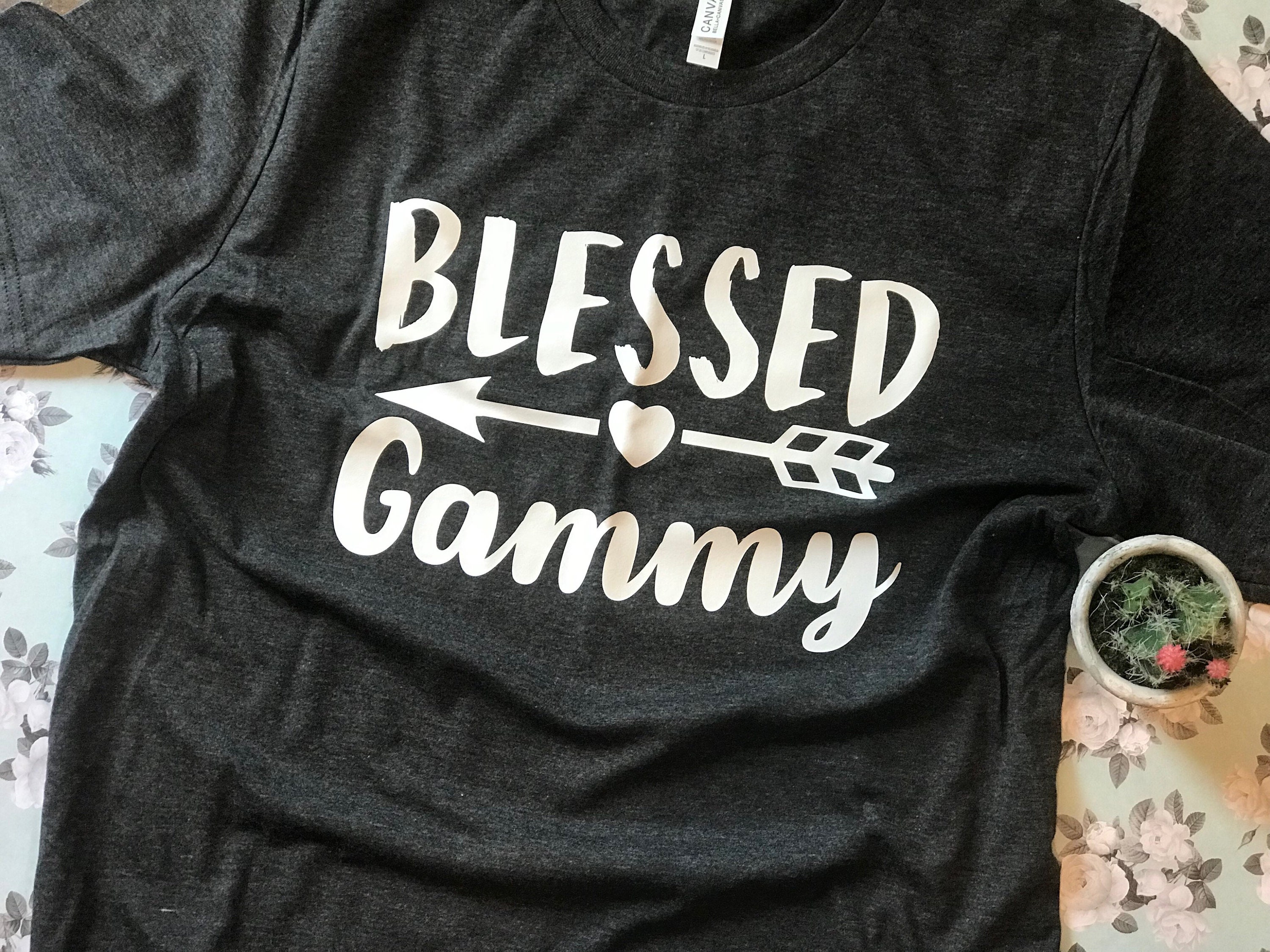 Blessed Gammy custom T-shirt Grandma Grammy Nana GG | Etsy