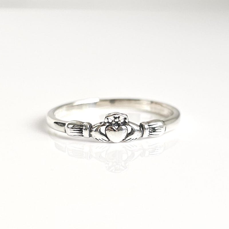 .925 Silver Ring Claddagh - Etsy