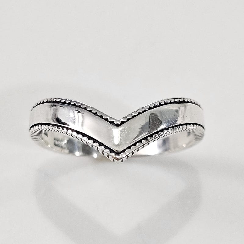 Chevron Silver - Etsy