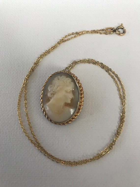 vintage 12k gf cameo - Gem