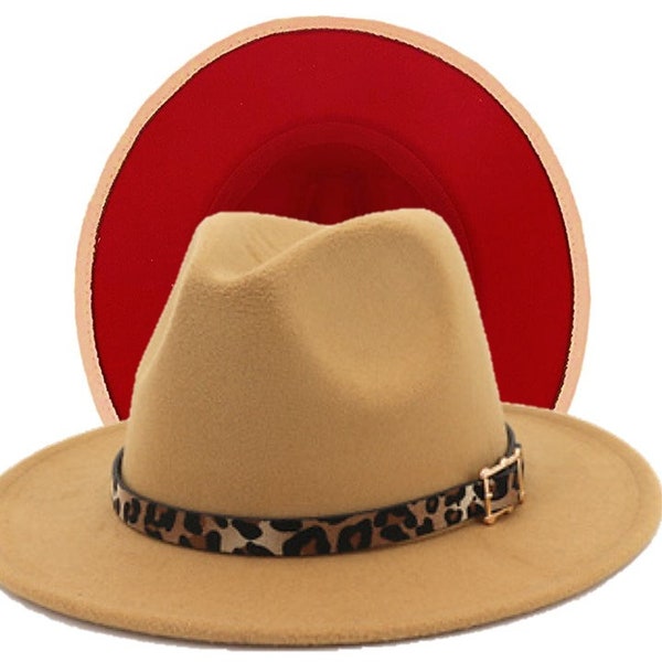Red Felt Hat - Etsy