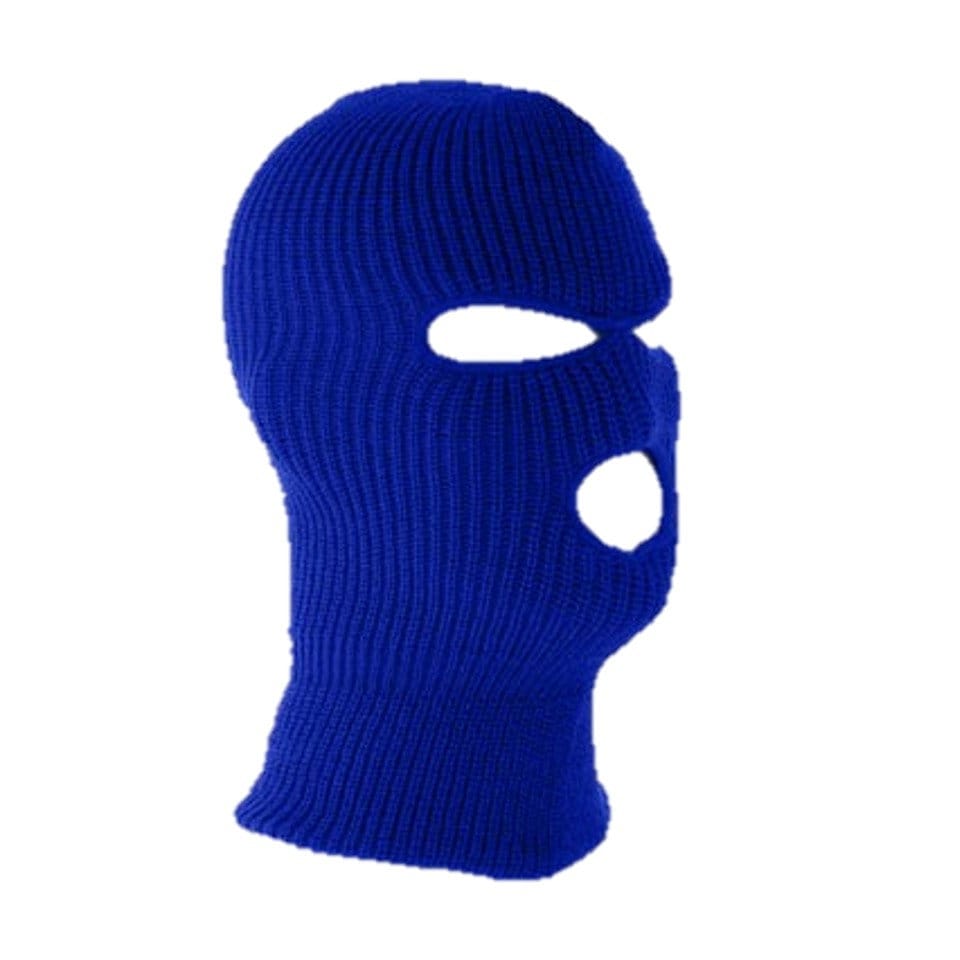 Royal Blue Face Neck Ski Mask Balaclava Outdoor Sport Warm 3 Hole Full ...