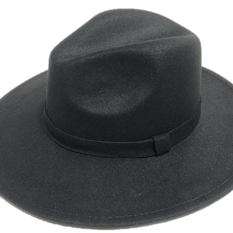 Black Fedora Hat - Etsy