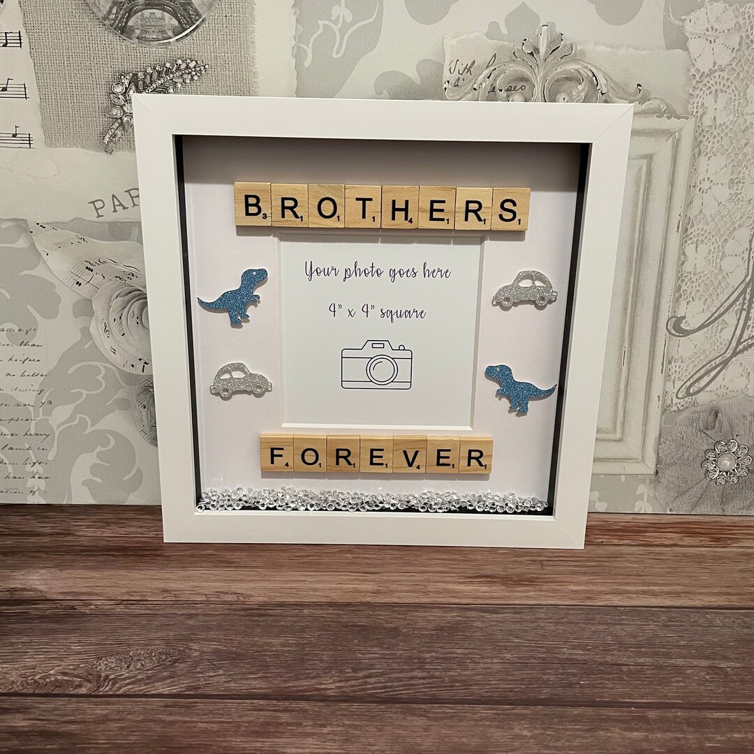 Sibling Photo Frame Brothers Forever - Etsy
