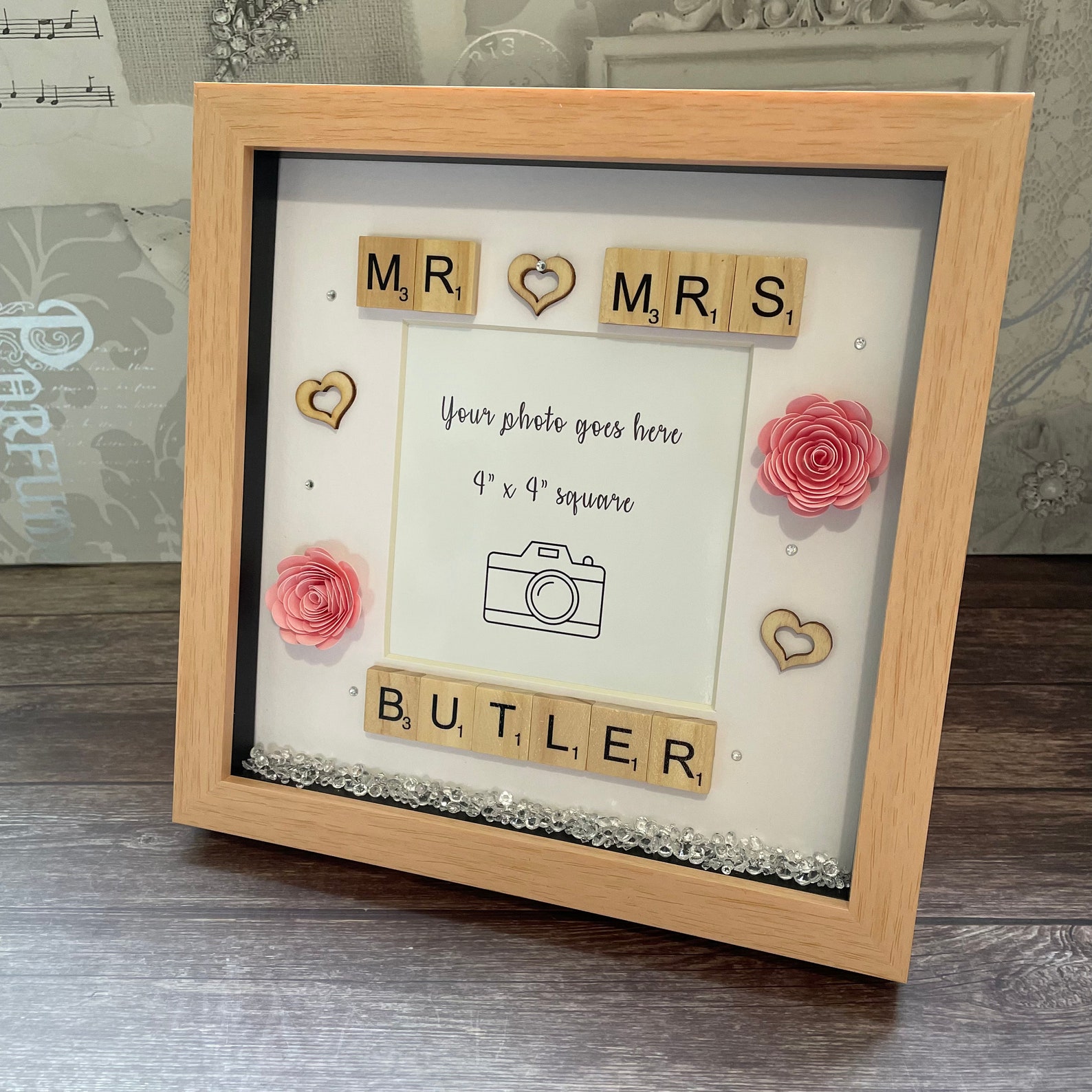 Just Married, Wedding, Photo Frame - Etsy UK