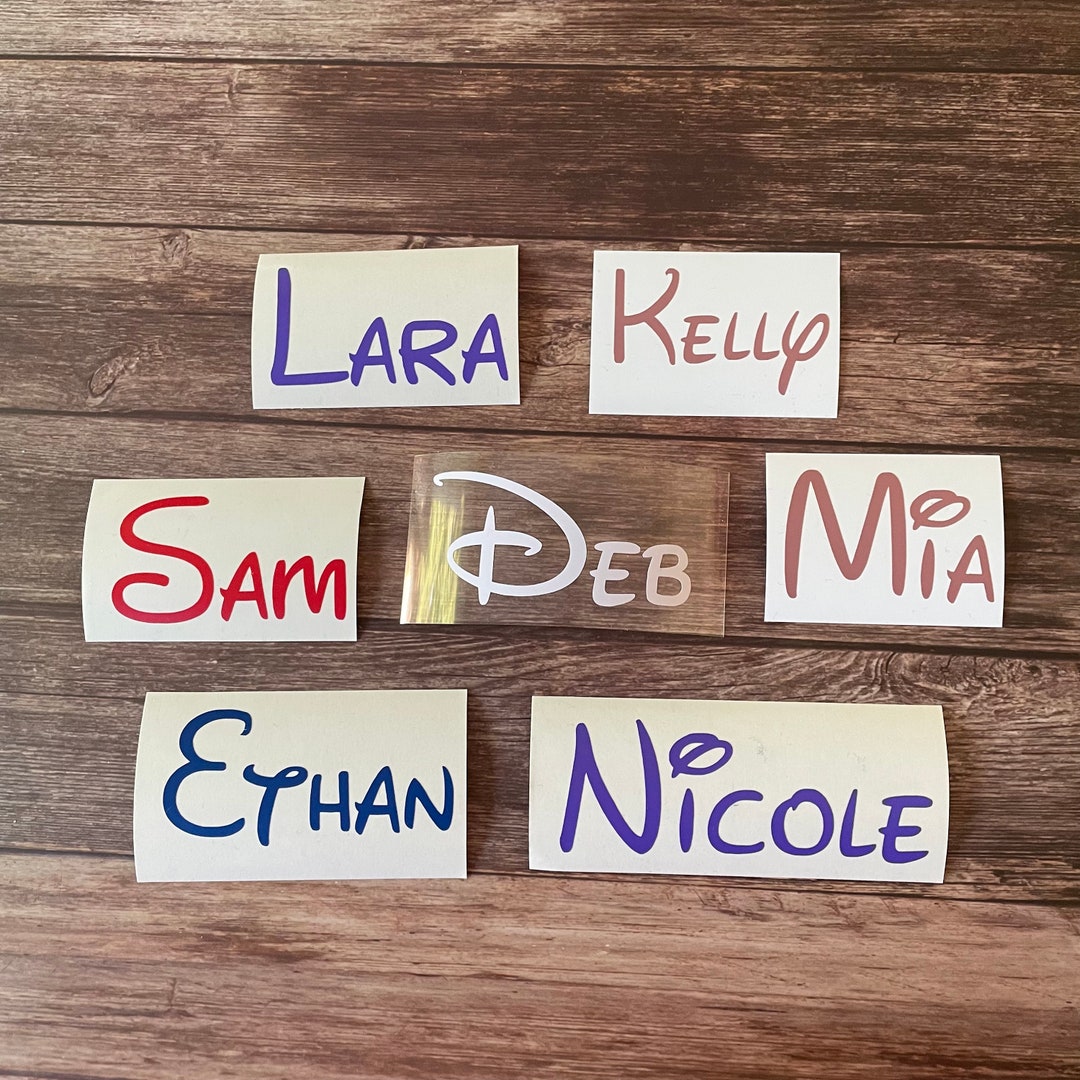 Personalised Name Sticker Gift Box Decal - Etsy