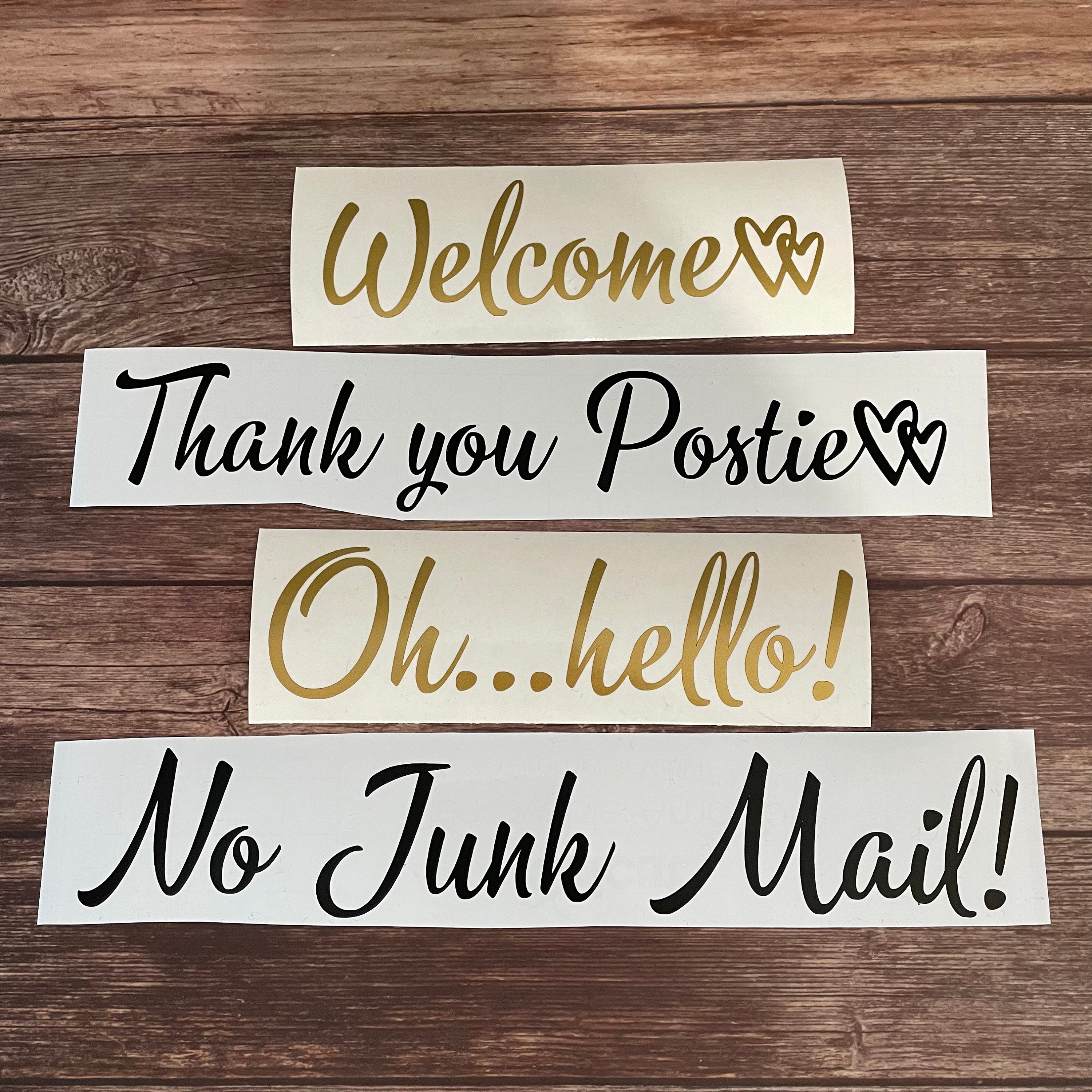 Letterbox Sticker Front Door Vinyl Decal | Etsy