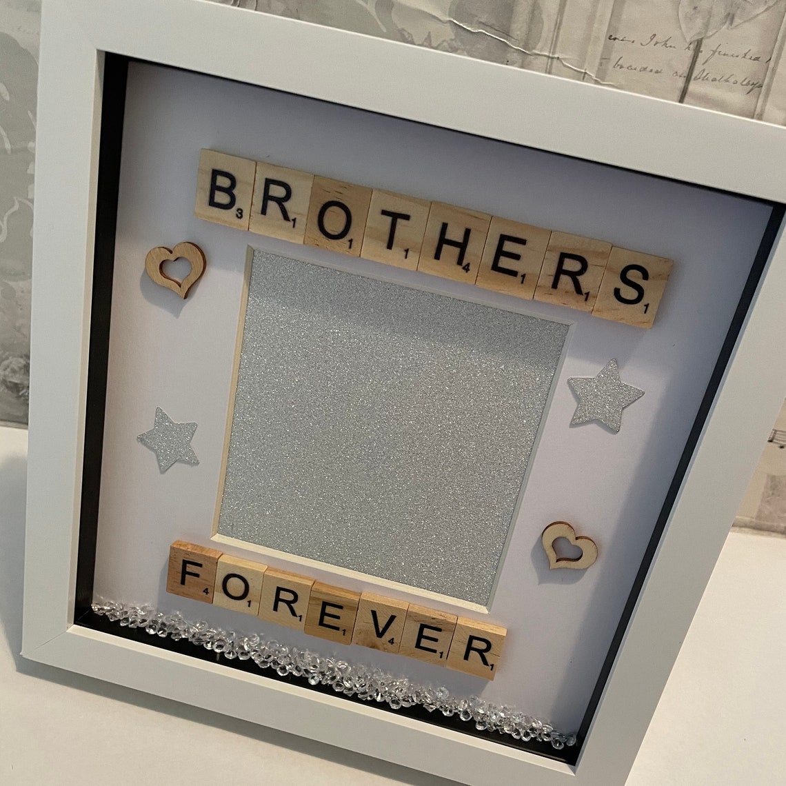 Sibling photo frame brothers forever | Etsy