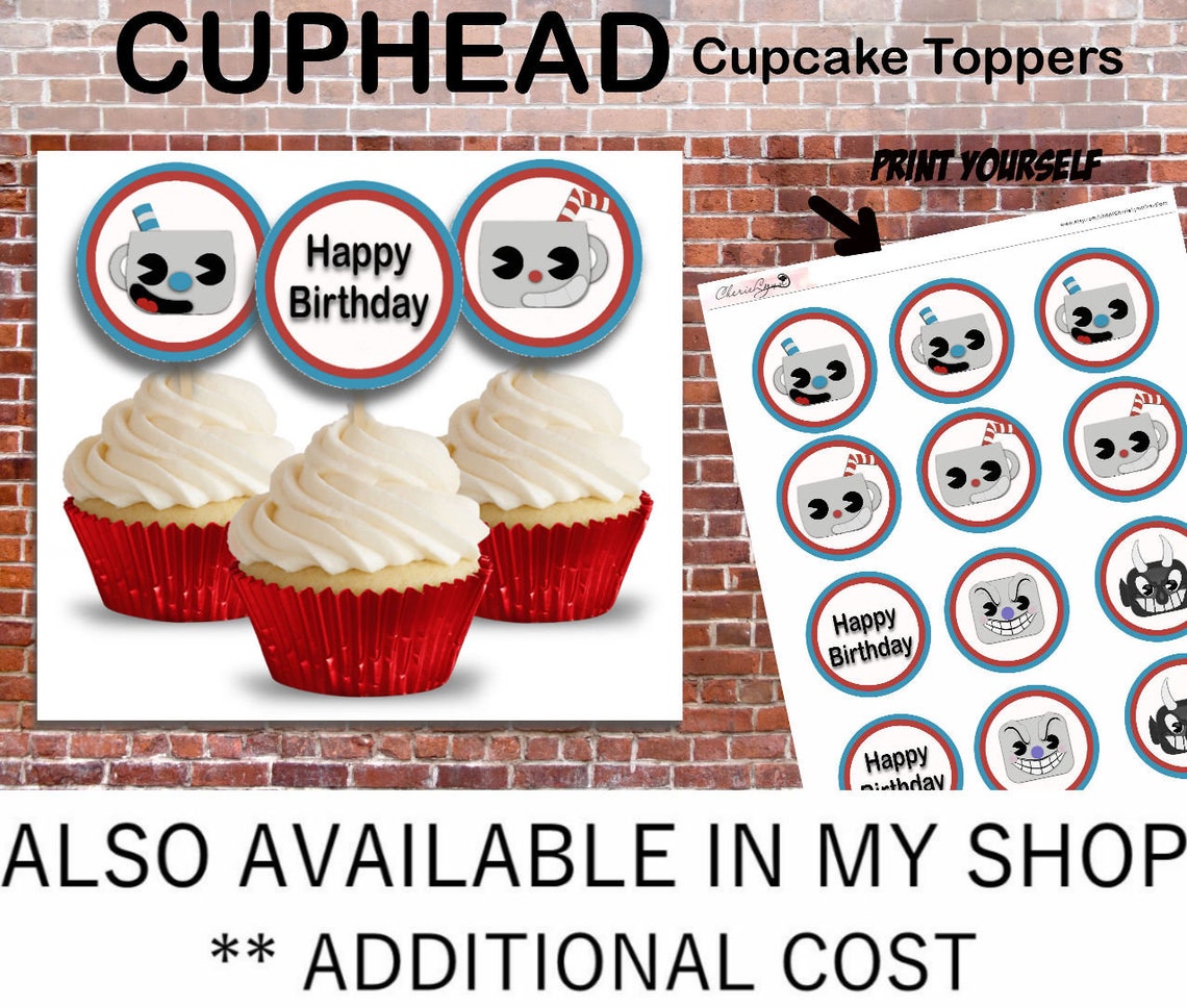 Cuphead Birthday Cuphead Birthday Banner Video Game - Etsy Canada