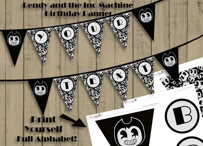 Bendy and the Ink Machine Printable Bendy ULTIMATE PACKAGE - Etsy