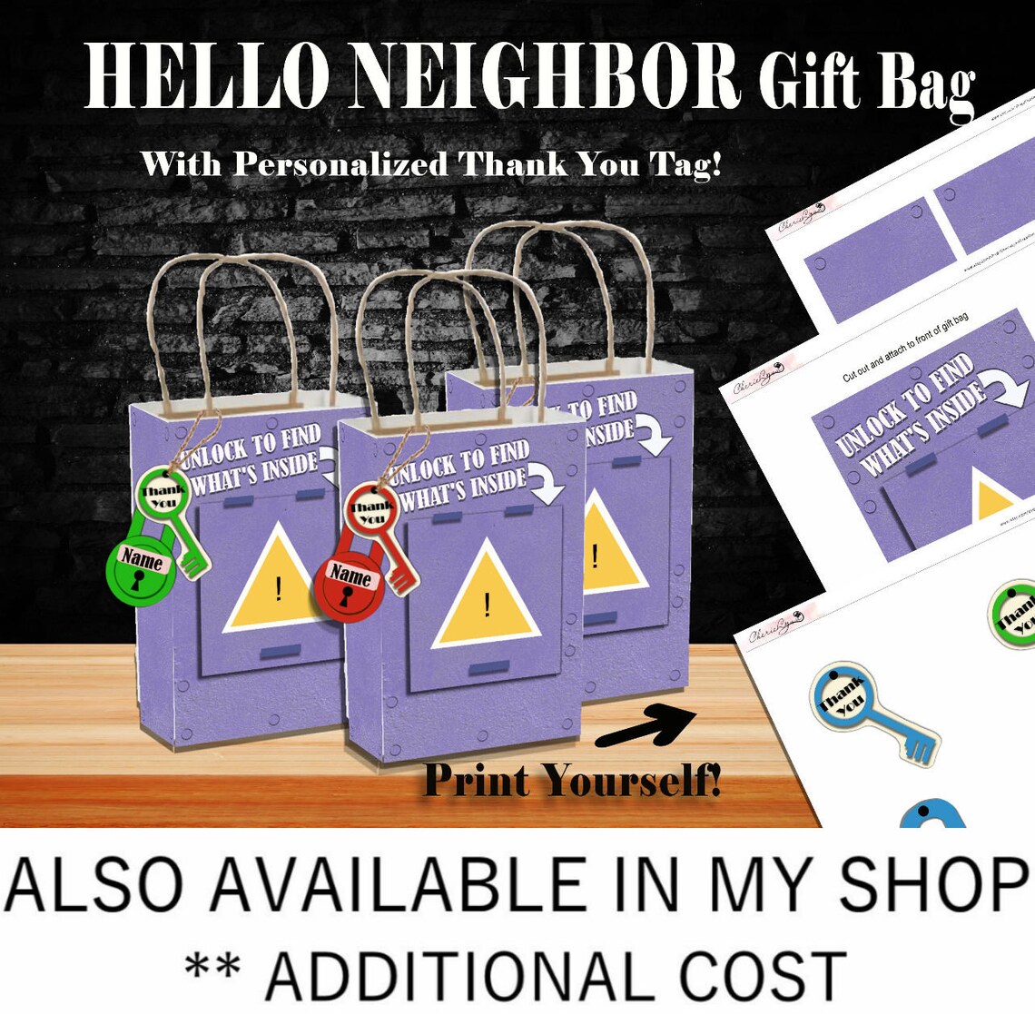 Hello Neighbor Birthday Hello Neighbor Banner Video Game - Etsy