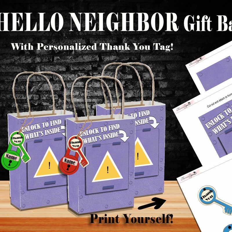 Hello neighbor blue key - Etsy.de