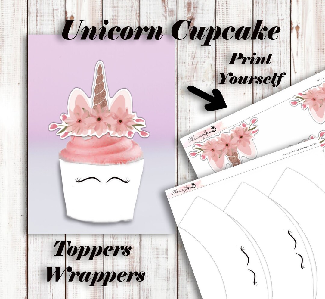 Unicorn Cupcakes, Unicorn Birthday Party, Unicorn Decor, Unicorn Party ...