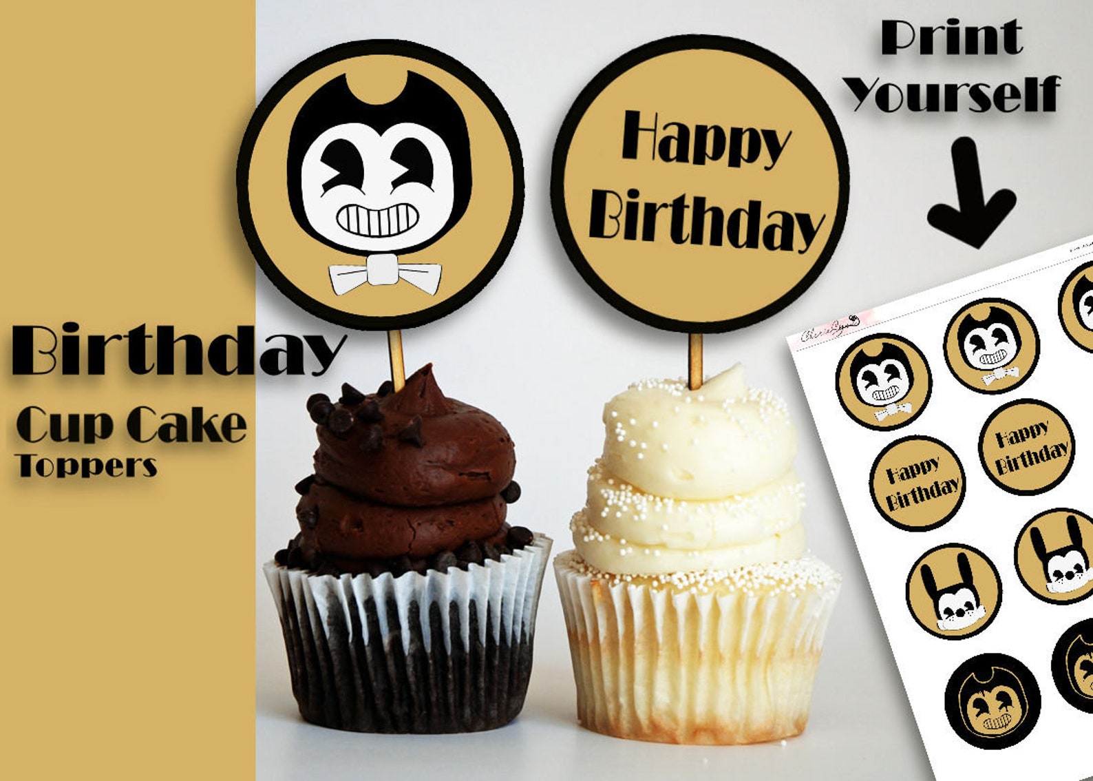 Bendy and the Ink Machine Printable Bendy ULTIMATE PACKAGE - Etsy Canada