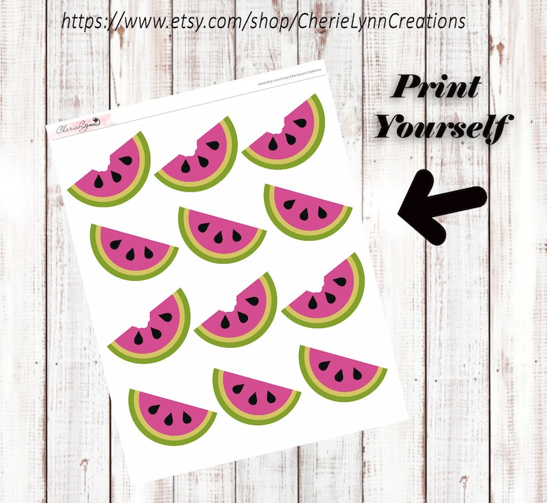 Cumpleaños de sandía Toppers de cupcake de sandía decoración - Etsy España