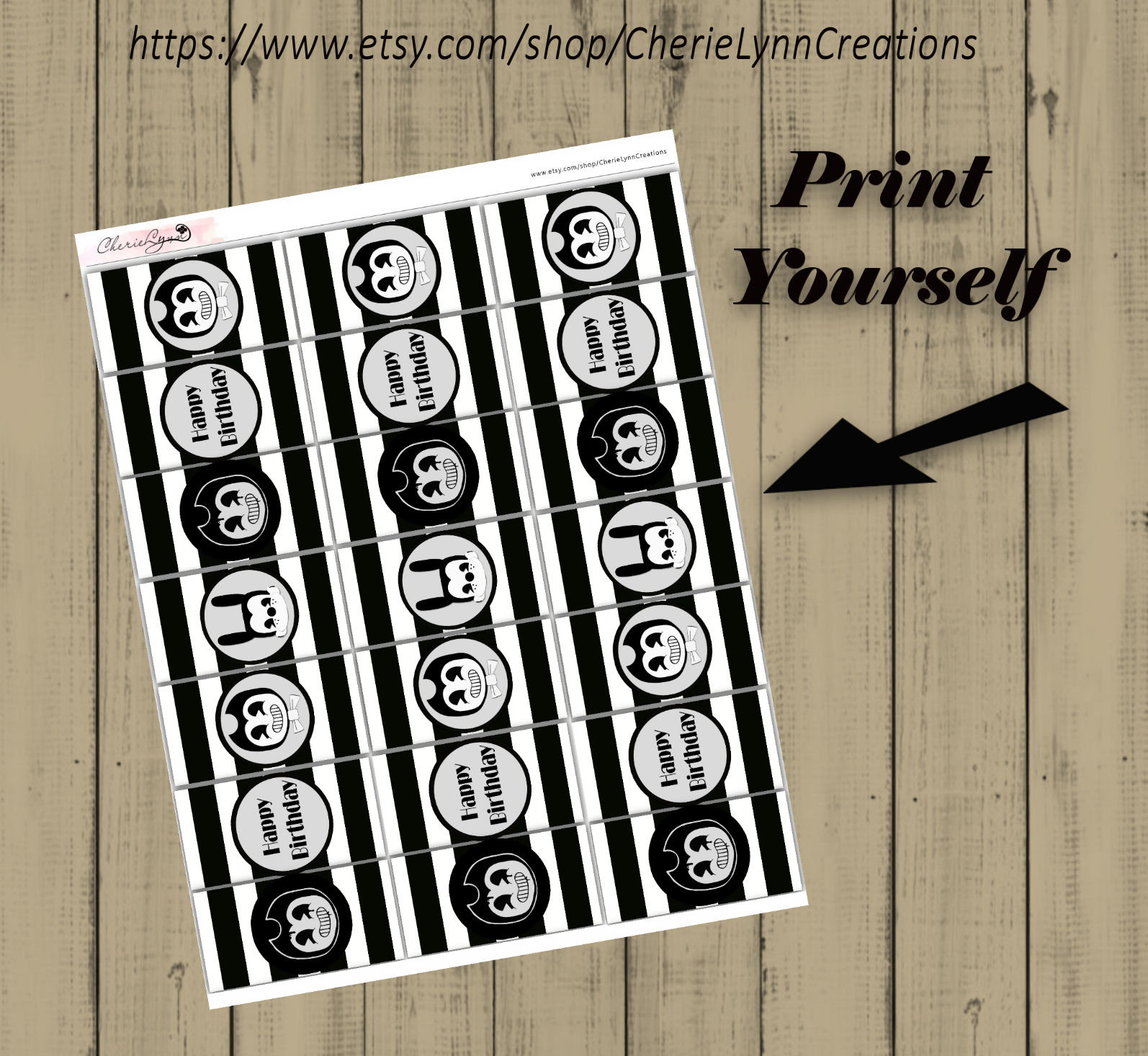 Bendy and the Ink Machine Candy Wrappers Bendy Printable | Etsy