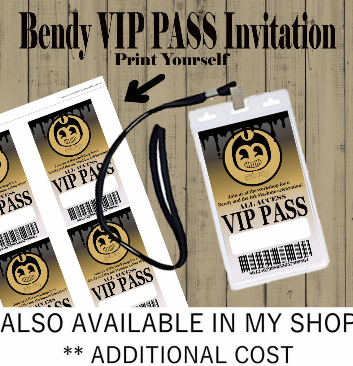 Bendy and the Ink Machine Banner Bendy Printable Banner | Etsy