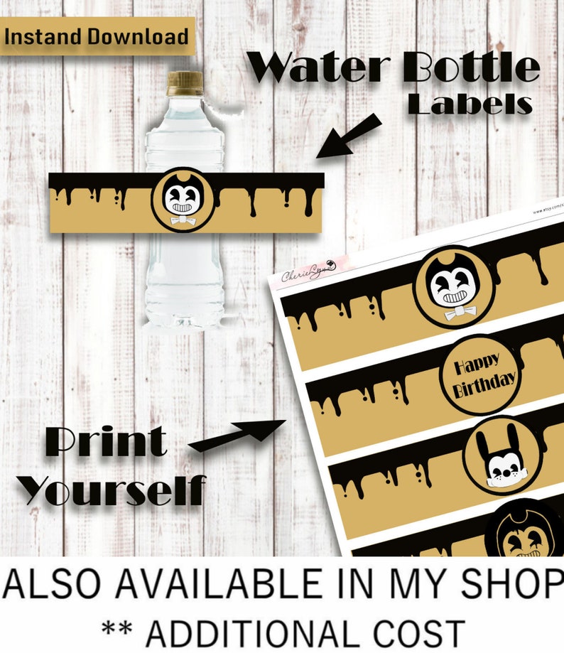 Bendy and the Ink Machine Banner Bendy Printable Banner | Etsy