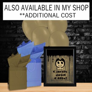 Bendy and the Ink Machine, Bendy Party Sign, Bendy Dreams Come True ...