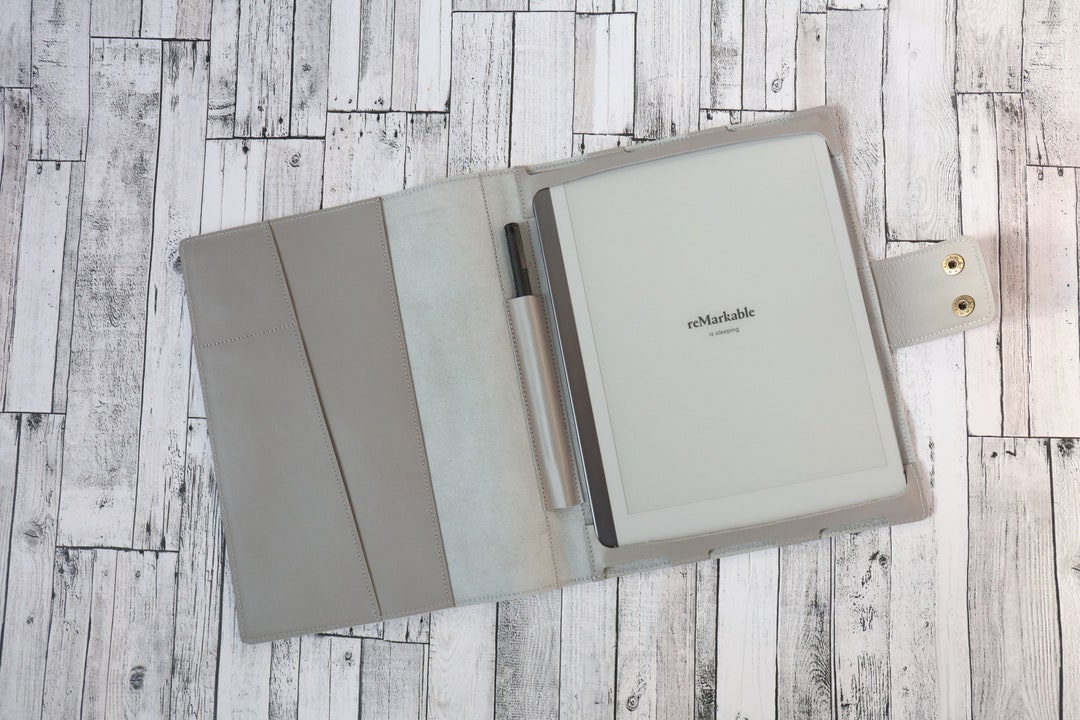 Premium Leather Case For Remarkable 2 Minimalist Personalized Ttablet