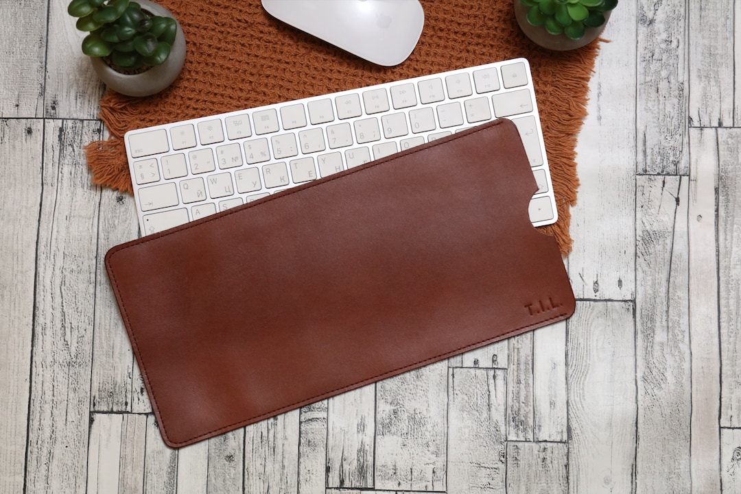 Apple Magic Keyboard Case Leather, Personalized Gift, Cover for ...