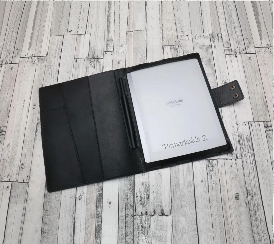 Black Personalized Remarkable 2 Case, Remarkable 2 Tablet Case With Pen ...
