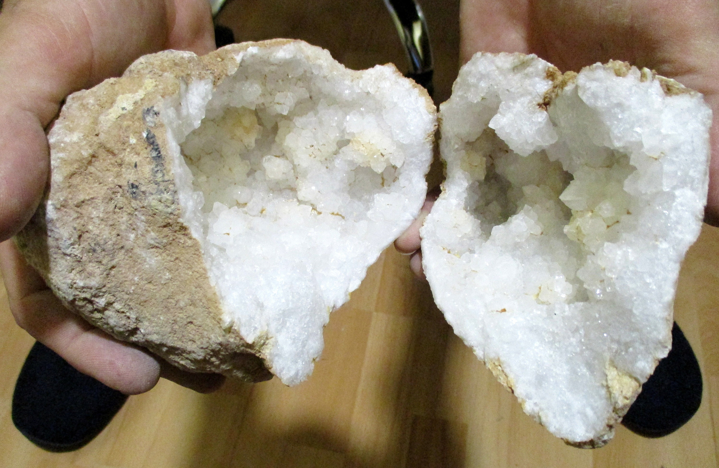 White Selenite Geode Pair Crystal Approx 90mm Fertility - Etsy UK