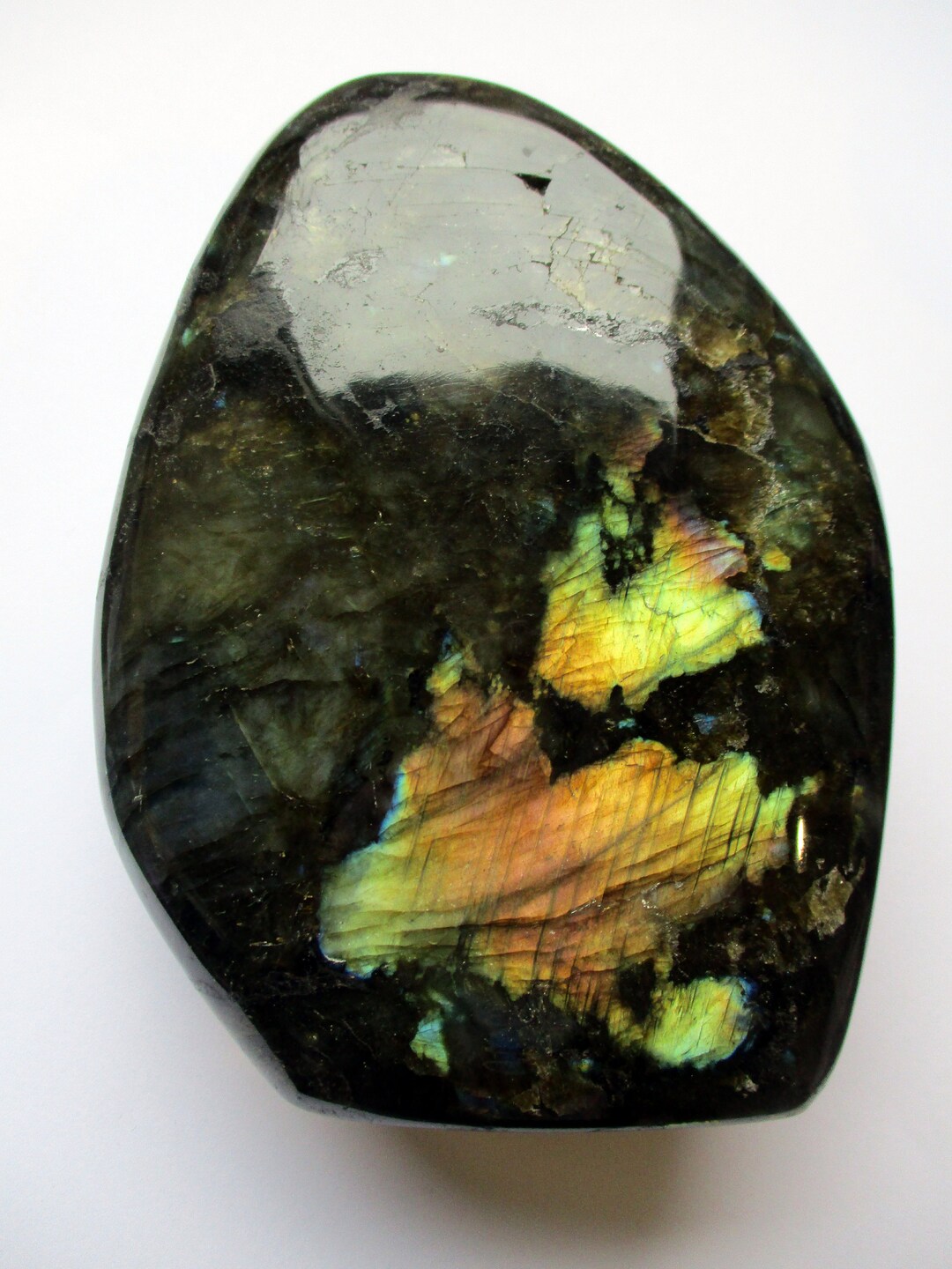 Labradorite Crystal Flashes Blue Green Silver Healing Large 90mm ...