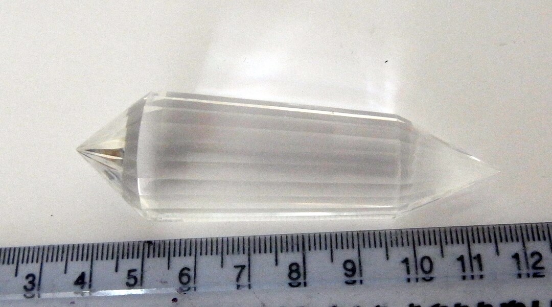 24 Facet Vogel Quartz Crystal 80mm Double Pointed USA Energy Healing - Etsy