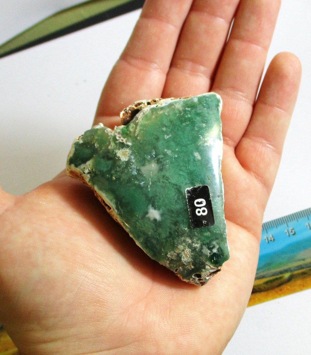 MTOROLITE Large Chrome Chalcedony Specimen 65mm Crystal Mineral - Etsy