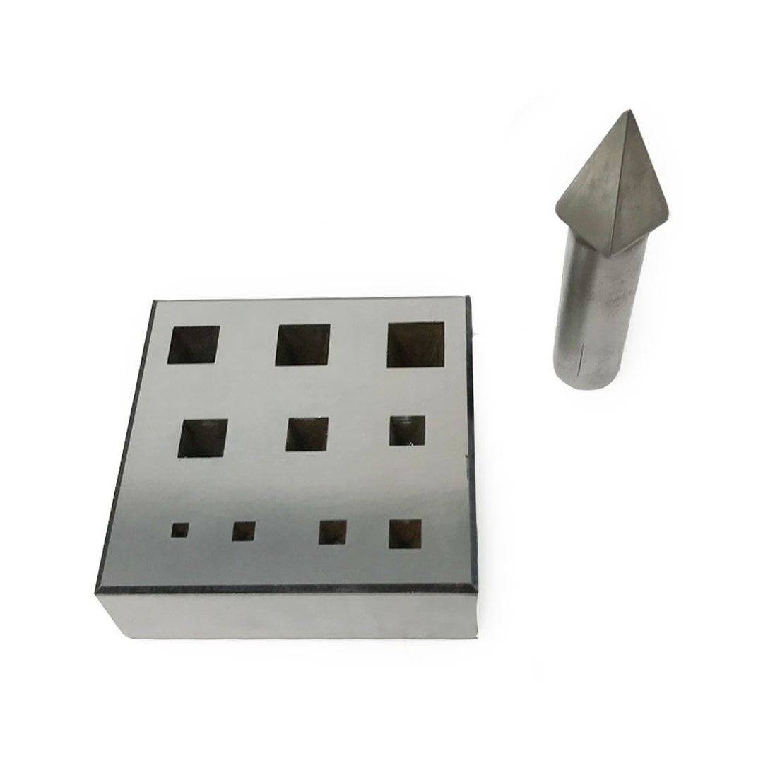 Jewellers Square Bezel Collet Forming Bench Block 11 Holes Including ...